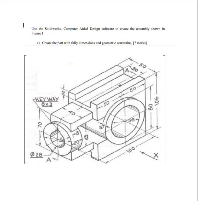 Solved | Use the Solidworks, Computer Aided Design software | Chegg.com