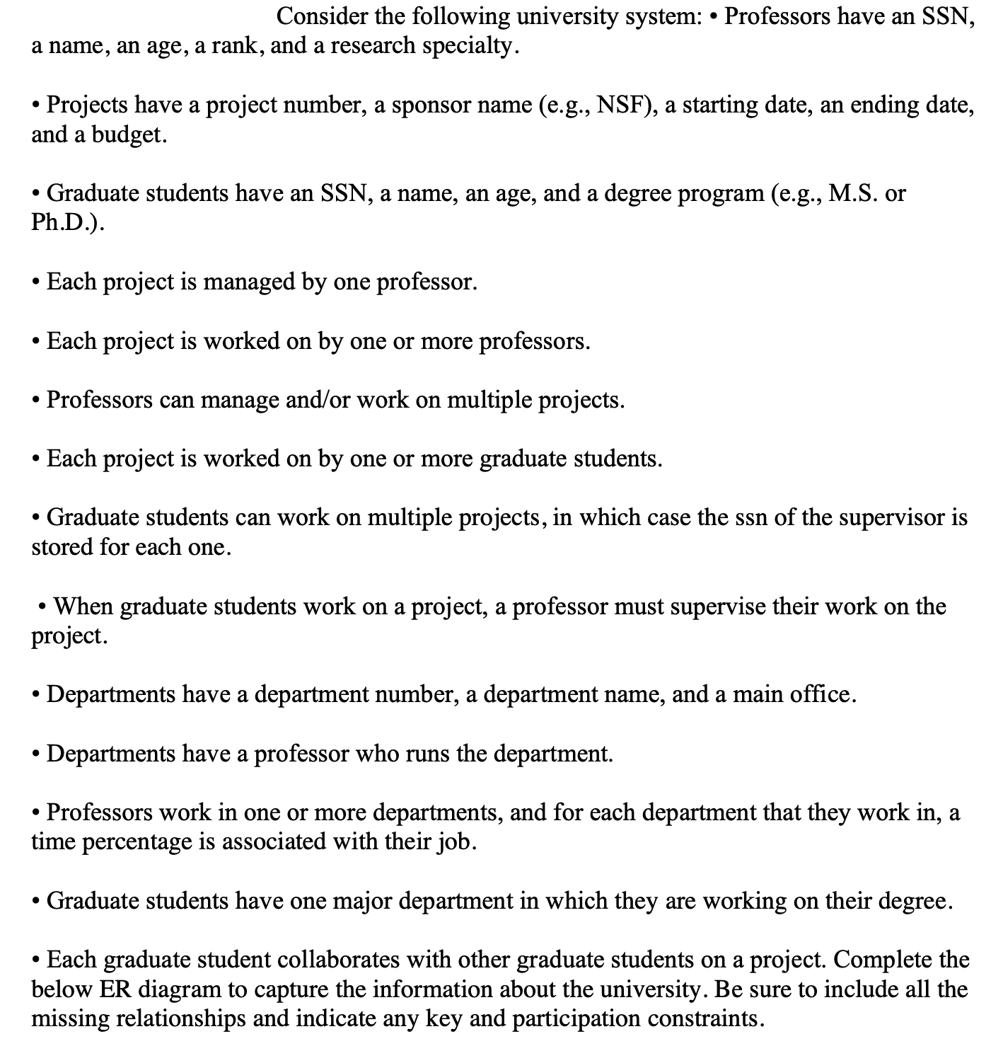 Solved a name, an age, a rank, and a research specialty. - | Chegg.com