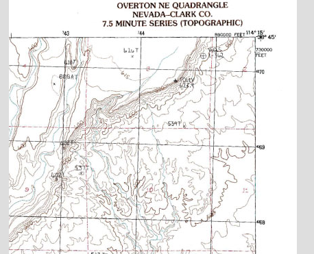Solved 37 SCALE 124 000 OVERTON NE, NEV PROVISIONAL DITION | Chegg.com