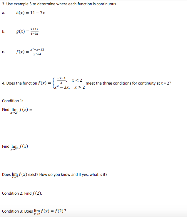 Solved 1. What are the 3 conditions for a function to be | Chegg.com