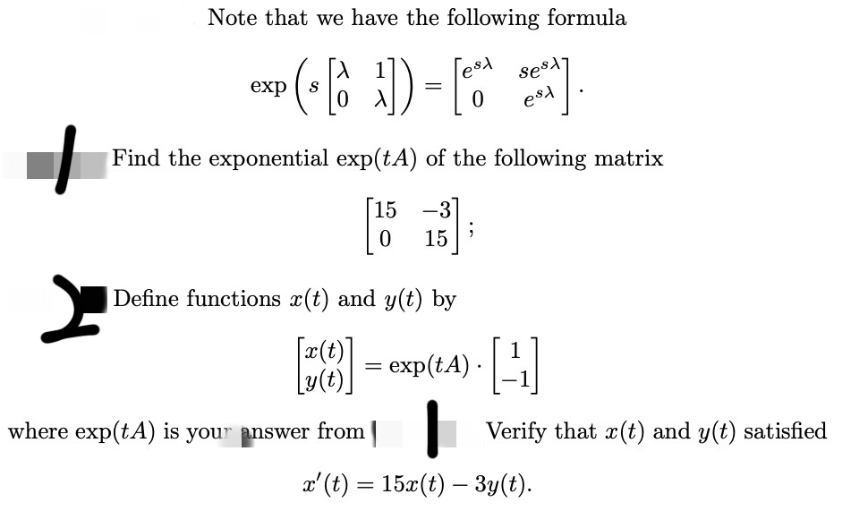 Solved Note that we have the following formula [est Ses17 | Chegg.com