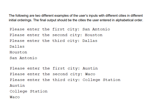 Solved ask: Create a project called | Chegg.com