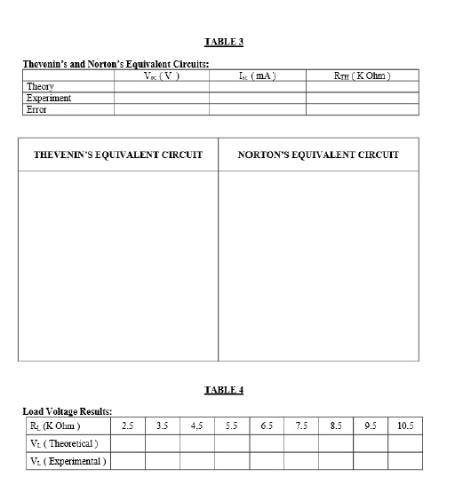 Solved TABLE 1 R2 R3 R5 Resistor Values: Resistor Nominal | Chegg.com