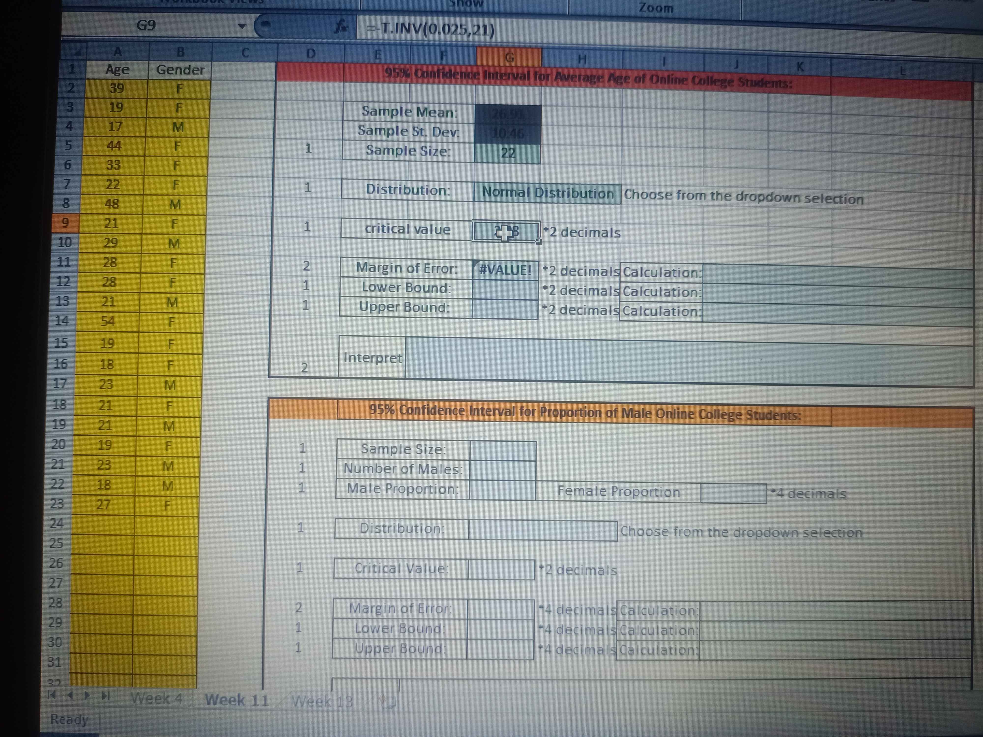 Solved In column A, we have all the given data, and i | Chegg.com