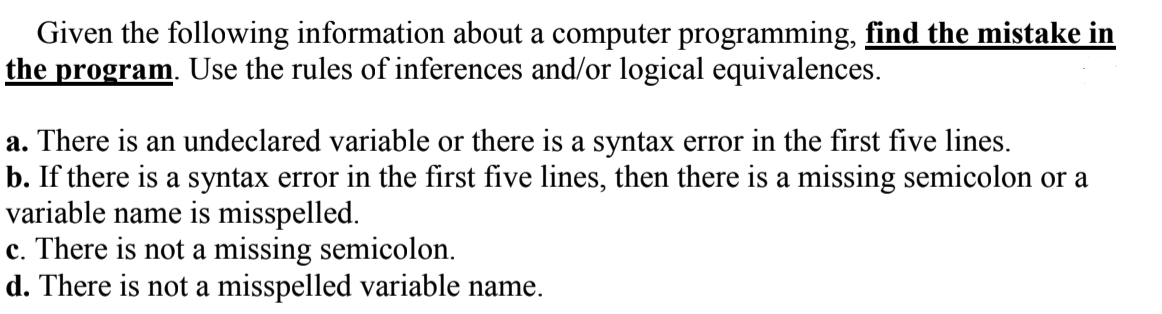 Solved Given the following information about a computer | Chegg.com
