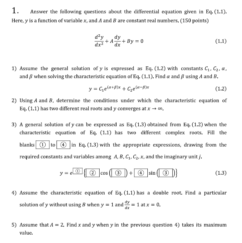 Solved 1 Answer The Following Questions About The