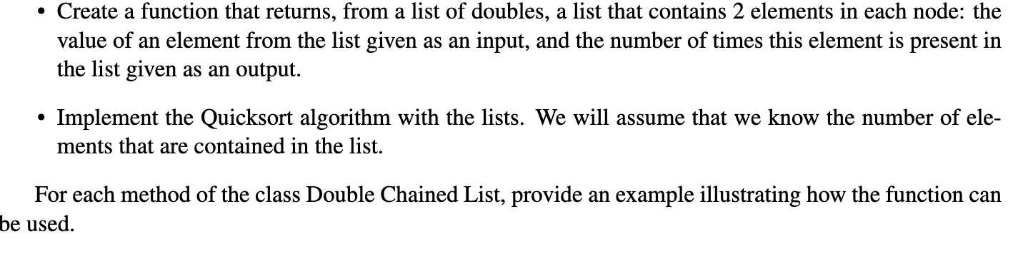 Solved C++: Implement functions related to the double | Chegg.com