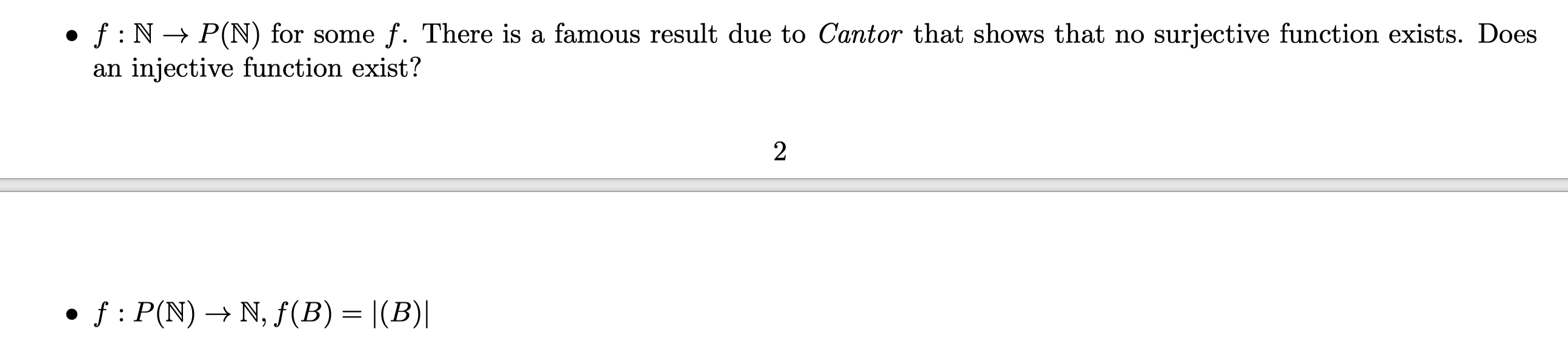Solved Decide if the following functions are surjective or | Chegg.com