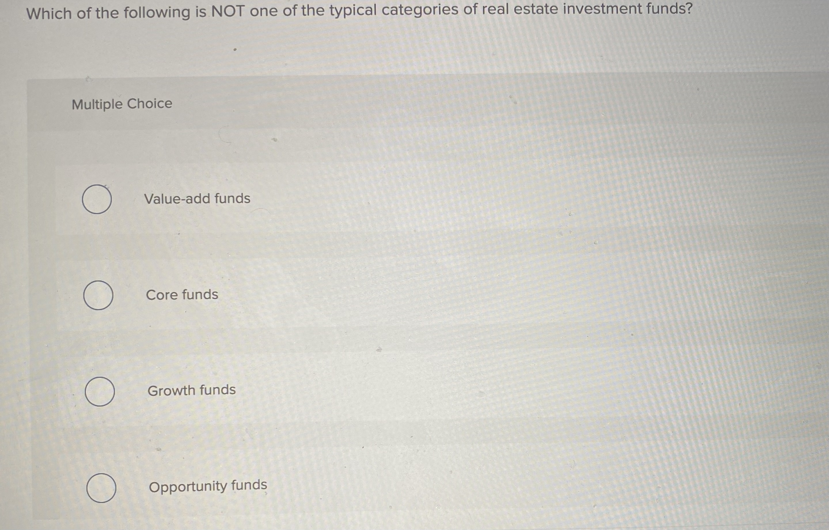 Solved Which of the following is NOT one of the typical | Chegg.com