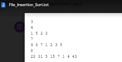 Solved Implement insertion_sort() Handle using the | Chegg.com