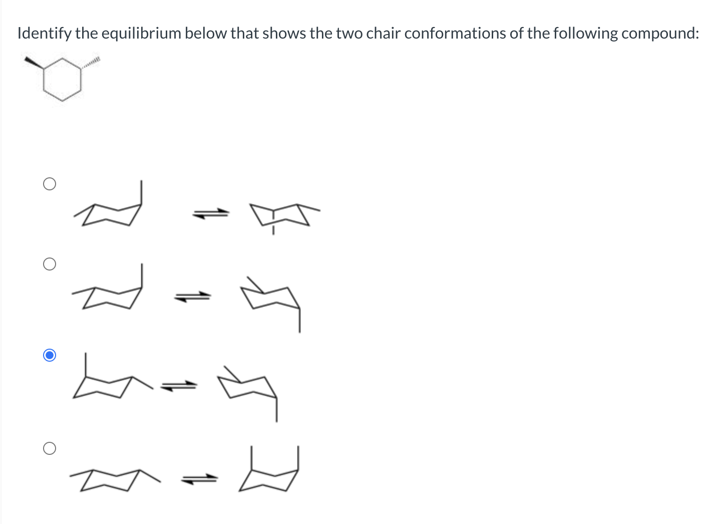Solved Identify the equilibrium below that shows the two | Chegg.com