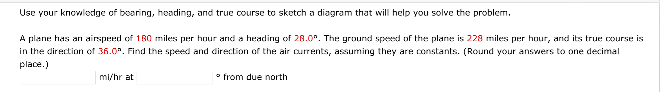 Solved Use your knowledge of bearing, heading, and true | Chegg.com