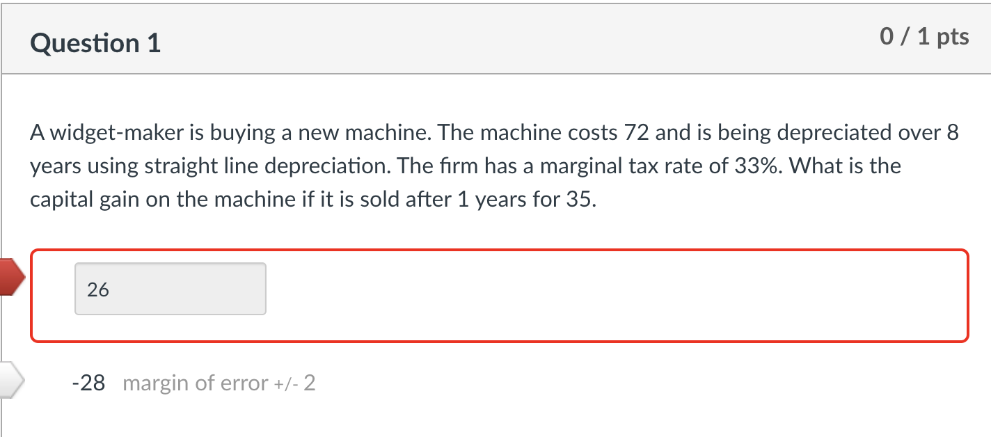 Solved A widget-maker is buying a new machine. The machine | Chegg.com