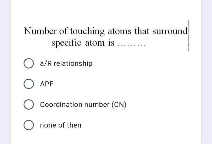 Solved Number of touching atoms that surround specific atom | Chegg.com