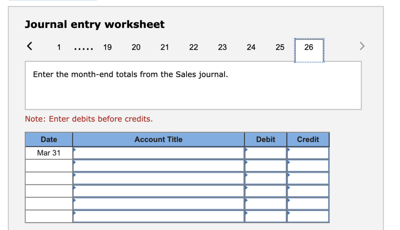 Solved 1. Complete General Journal 2.Enter the month-end | Chegg.com