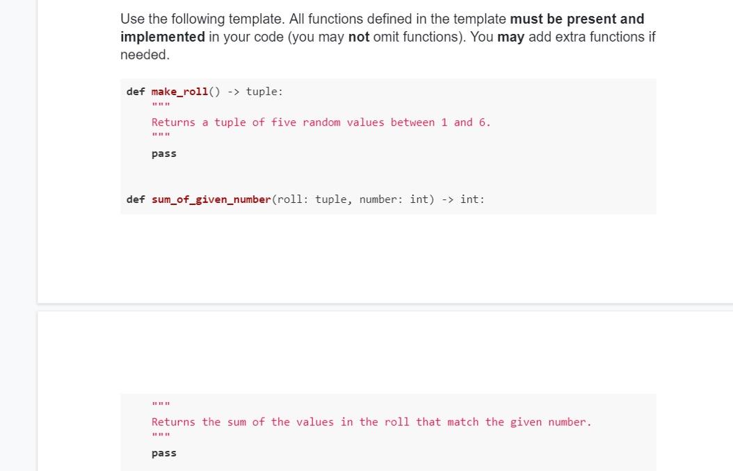 Solved In the first version, you will implement user-defined | Chegg.com