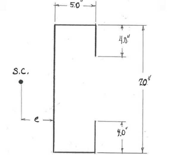 Solved The C-Channel, shown to the right, is made of 6061 | Chegg.com