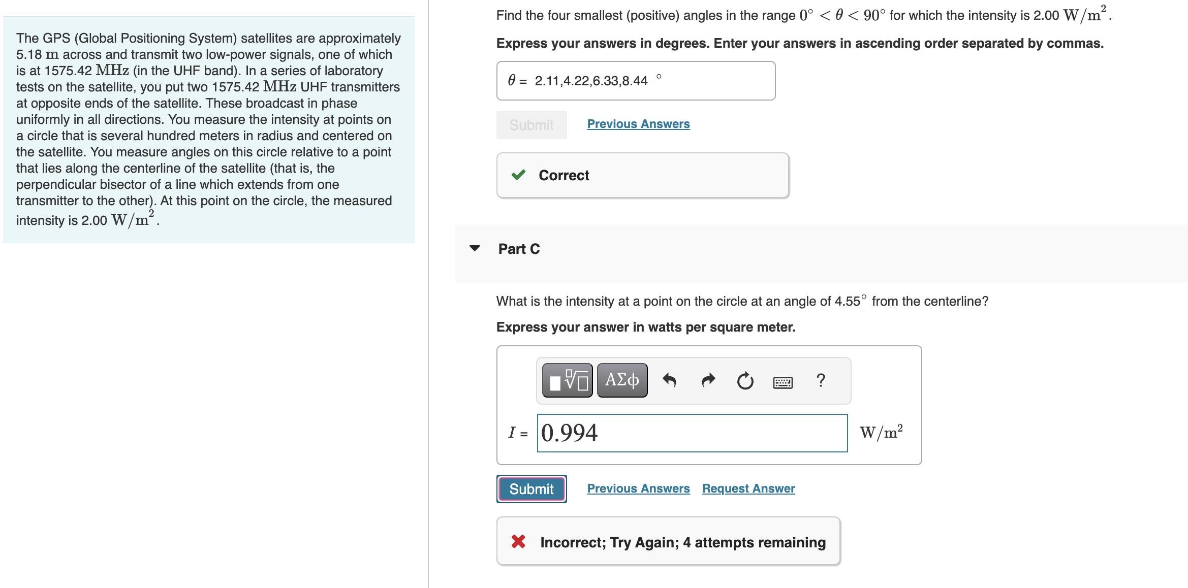 Solved when i put in 1.97 ﻿as my answer it said:you may have | Chegg.com