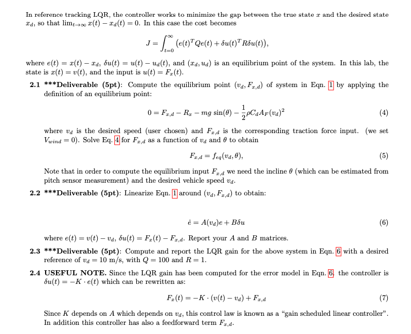 Solved Problem 1 Vehicle Longitudinal Dynamics (0pt) (0pt) A | Chegg.com