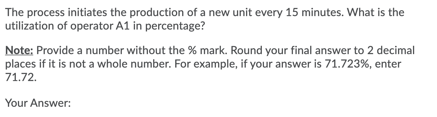 Solved Consider a manufacturing process depicted by the | Chegg.com