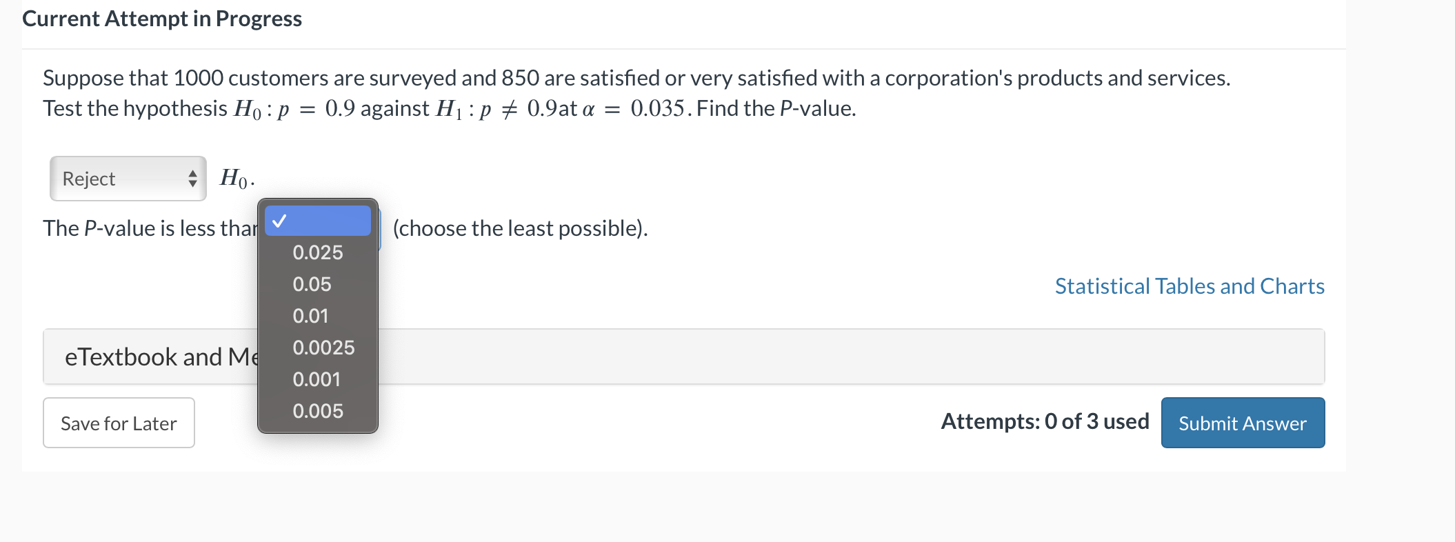 Solved Current Attempt in ProgressSuppose that 1000 | Chegg.com