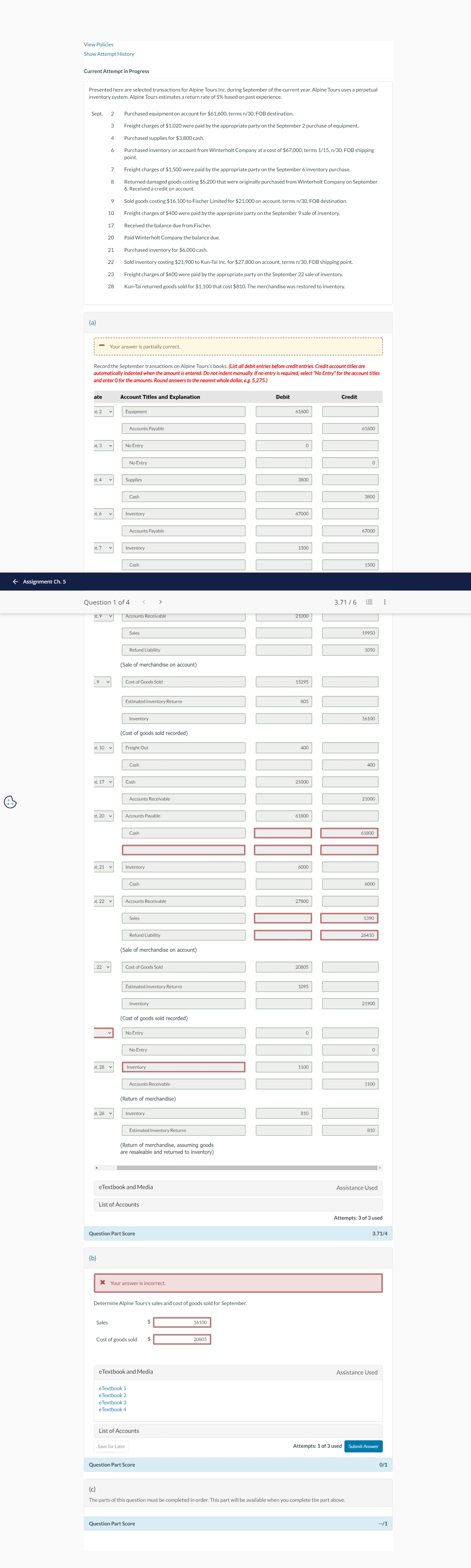 Solved View Policies Show Attempt History Current Attempt in | Chegg.com