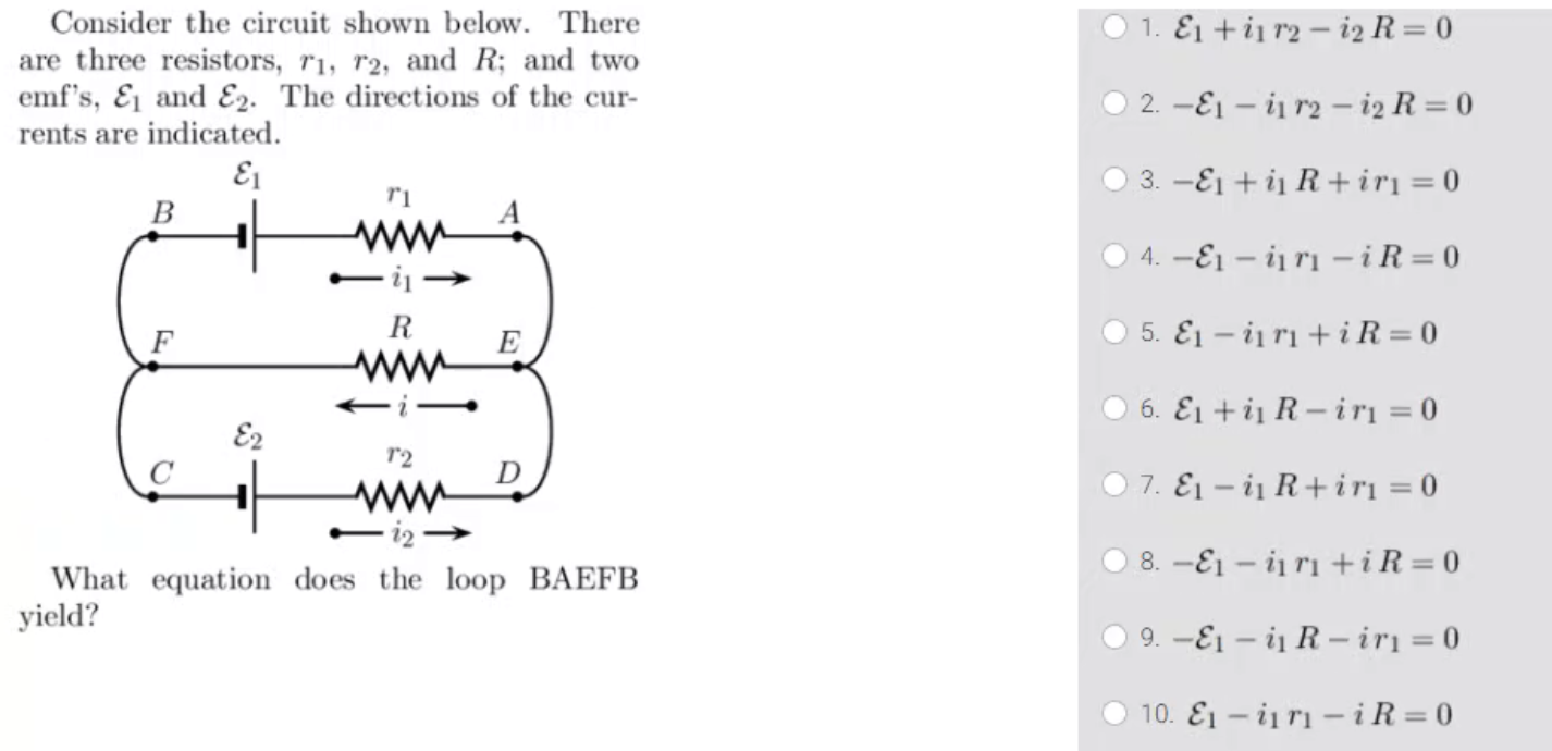 Solved Consider the circuit shown below. There are three | Chegg.com