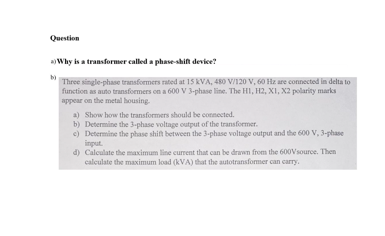 Solved Three single-phase transformers rated at 15kVA,480 | Chegg.com