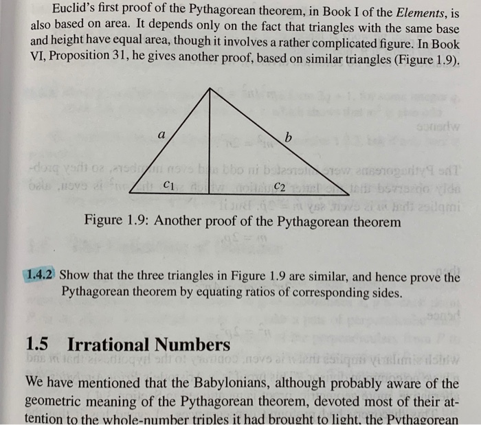 Euclidean Geometry Euclid39s Proof Of Pythagorean Theorem Euclidean Geometry Euclid39s Proof Of Pythagorean Theorem