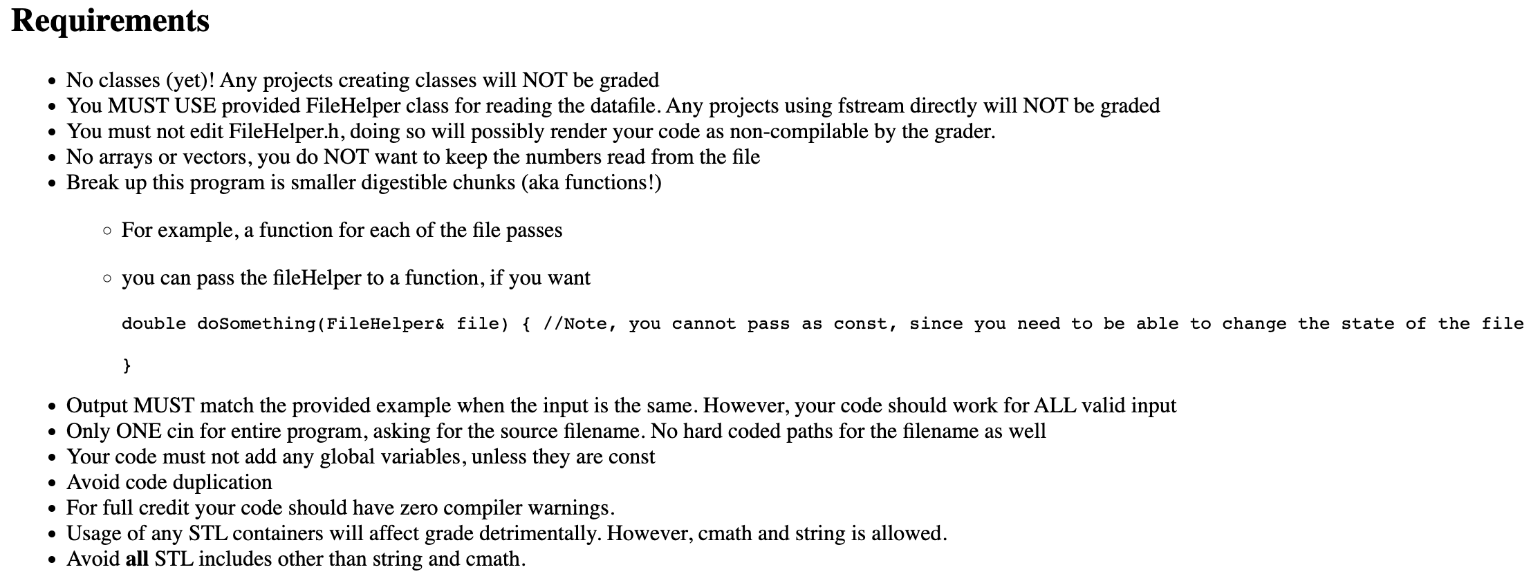 Solved You have been asked to read a bunch of numbers from a | Chegg.com