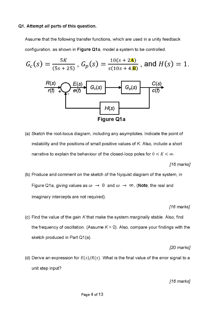 Solved Q1. Attempt all parts of this question. Assume that | Chegg.com