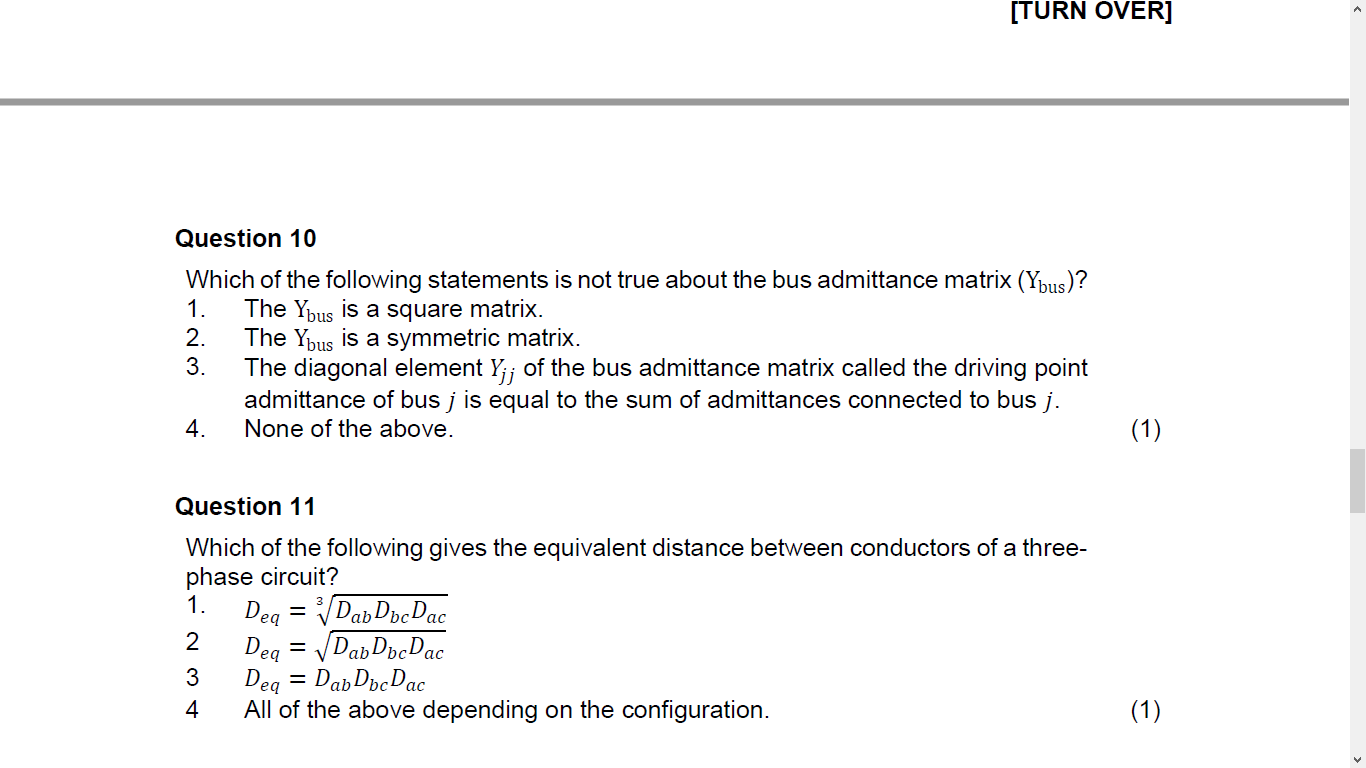 Solved Question 8 Consider the simplified three-bus electric | Chegg.com