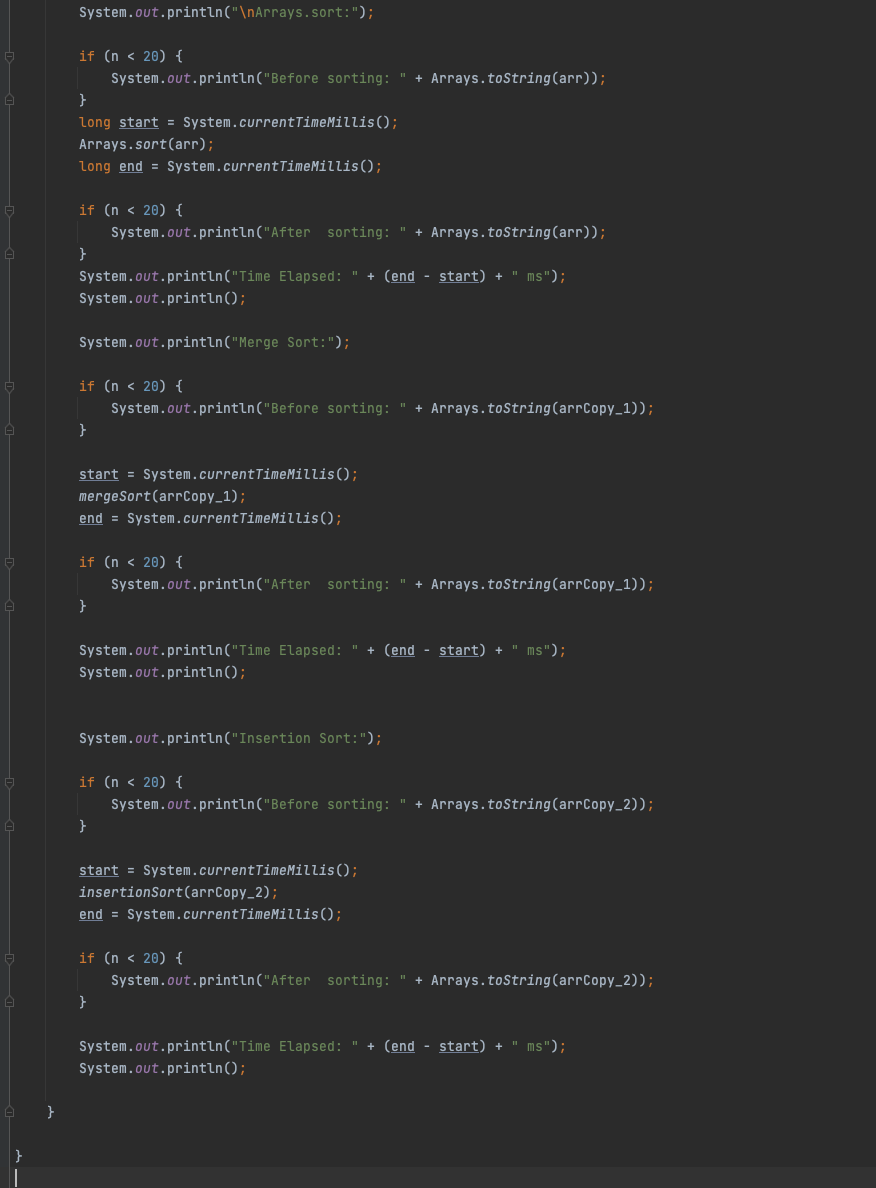 Solved In the Sorting class, complete the generic method | Chegg.com