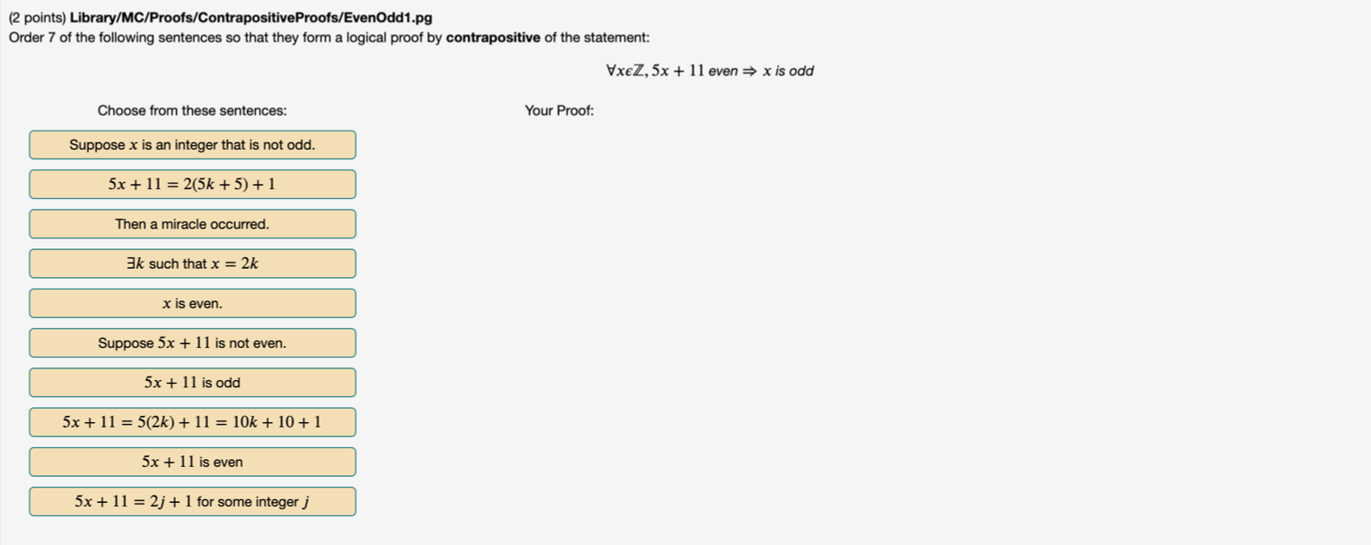 Solved (2 points) | Chegg.com