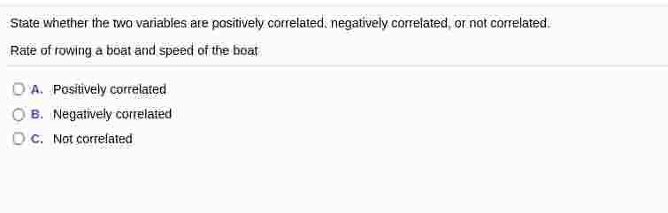 Solved State whether the two variables are positively | Chegg.com