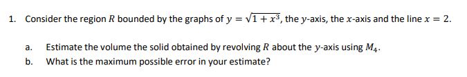 Solved Solve the above question using integrals and give me | Chegg.com