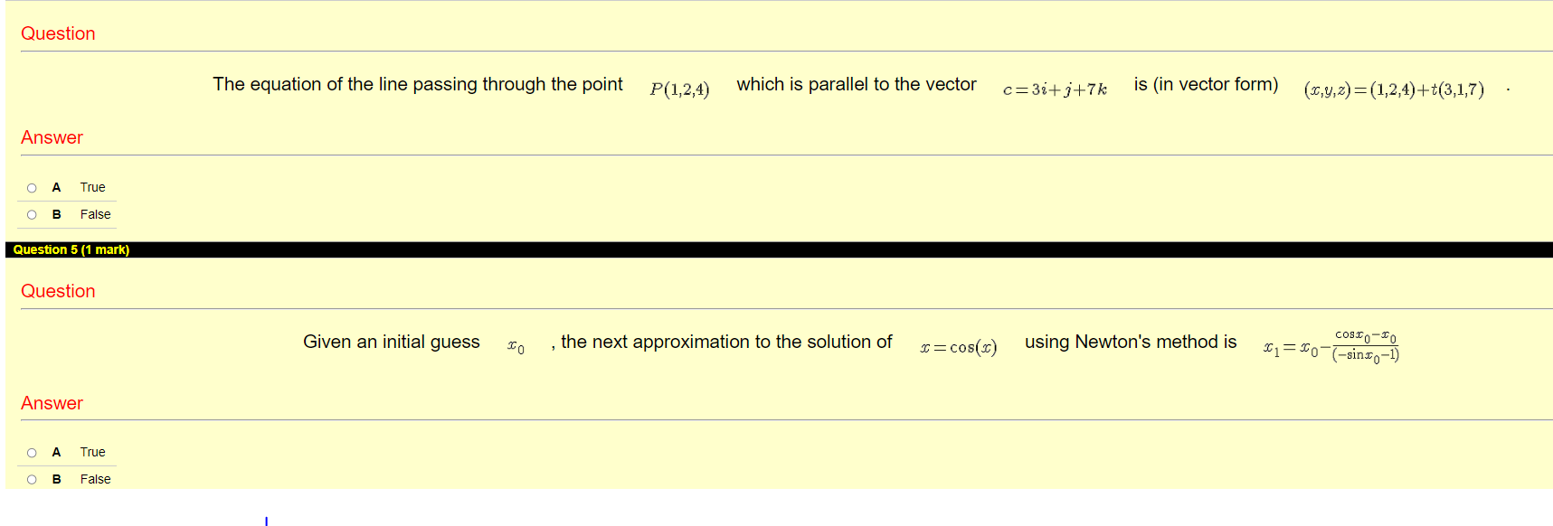 Solved The Equation Of The Line Passing Through The Point