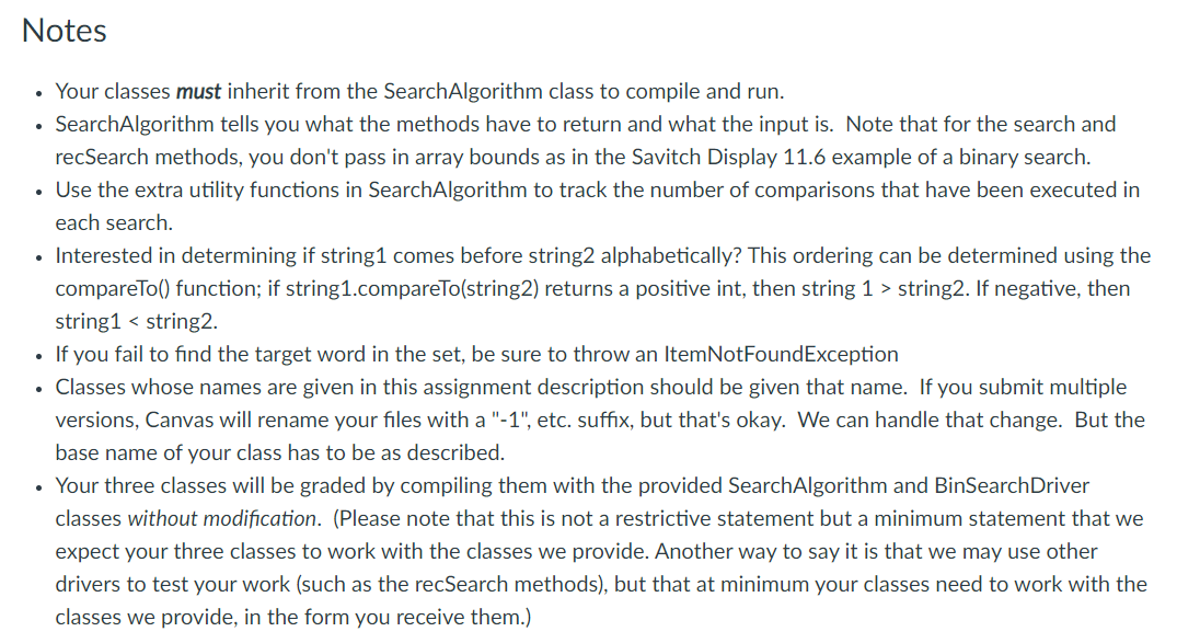 Solved Iterative and Recursive Linear and Binary Searches | Chegg.com