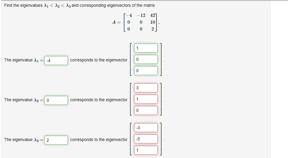 Solved Find the eigenvalues λ1