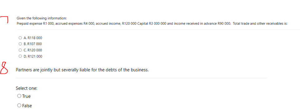 Solved Given the following information: Prepaid expense R1 | Chegg.com