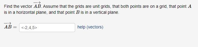 Solved Find the vector AB. Assume that the grids are unit | Chegg.com