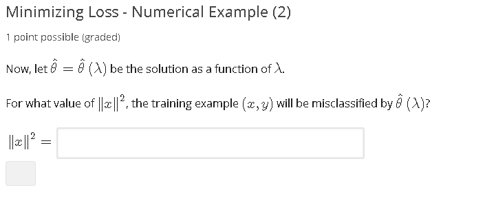 In this problem, we will investigate minimizing the | Chegg.com