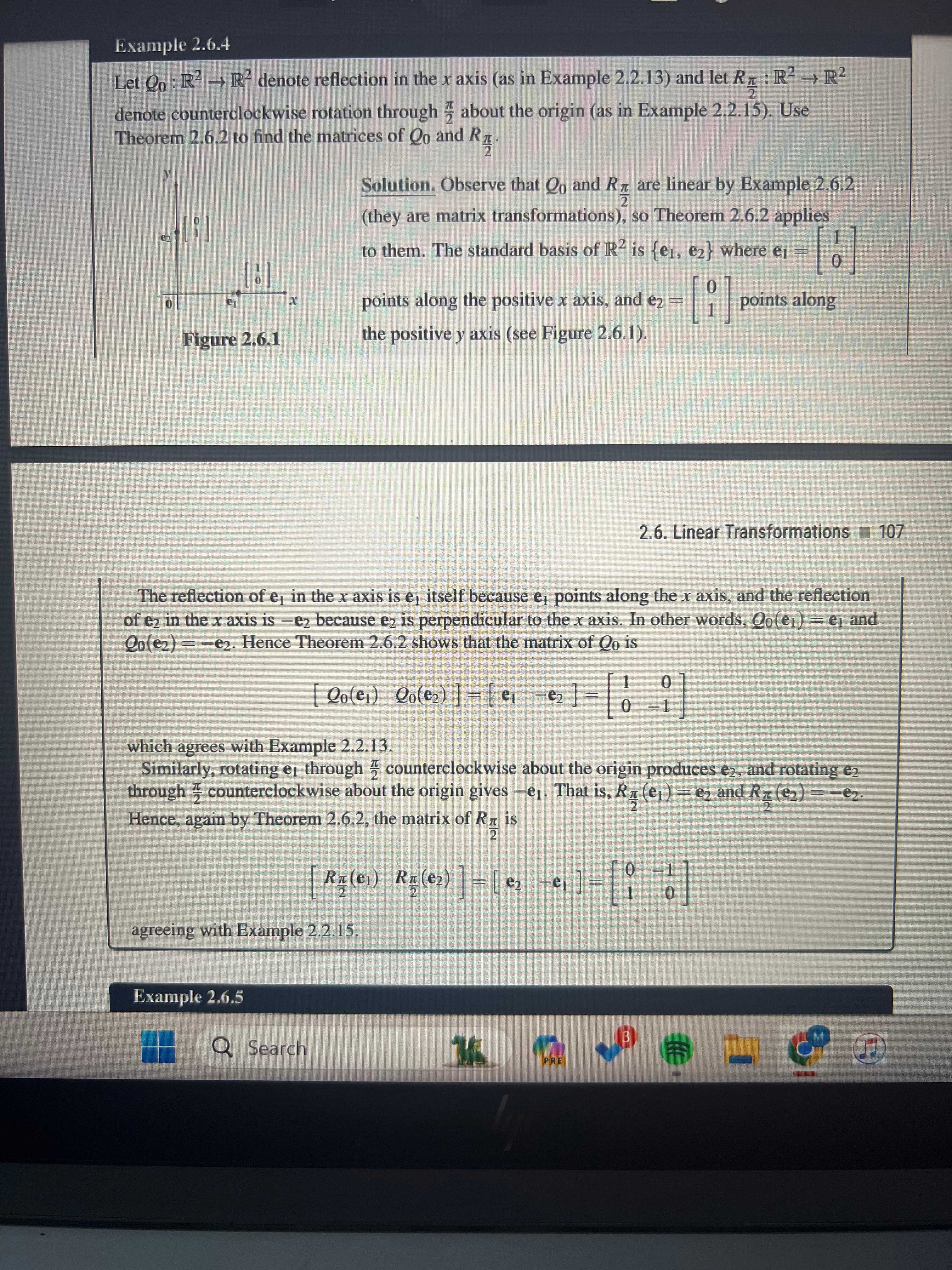 Solved Let T:R^(2)rarrR^(2) denote the clockwise rotation | Chegg.com