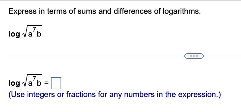Solved loga2≈0.301 and loga3≈0.477. Use one or both of these | Chegg.com