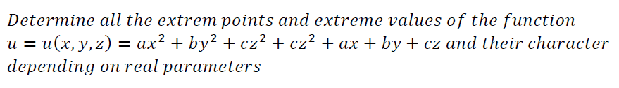 Solved Determine all the extrem points and extreme values of | Chegg.com