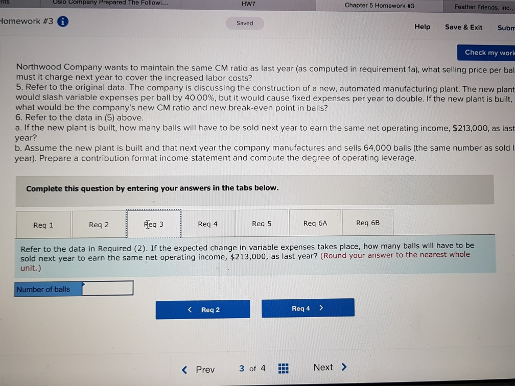 Solved ework #3 Saved Help Save& Exit s Check my Problem | Chegg.com
