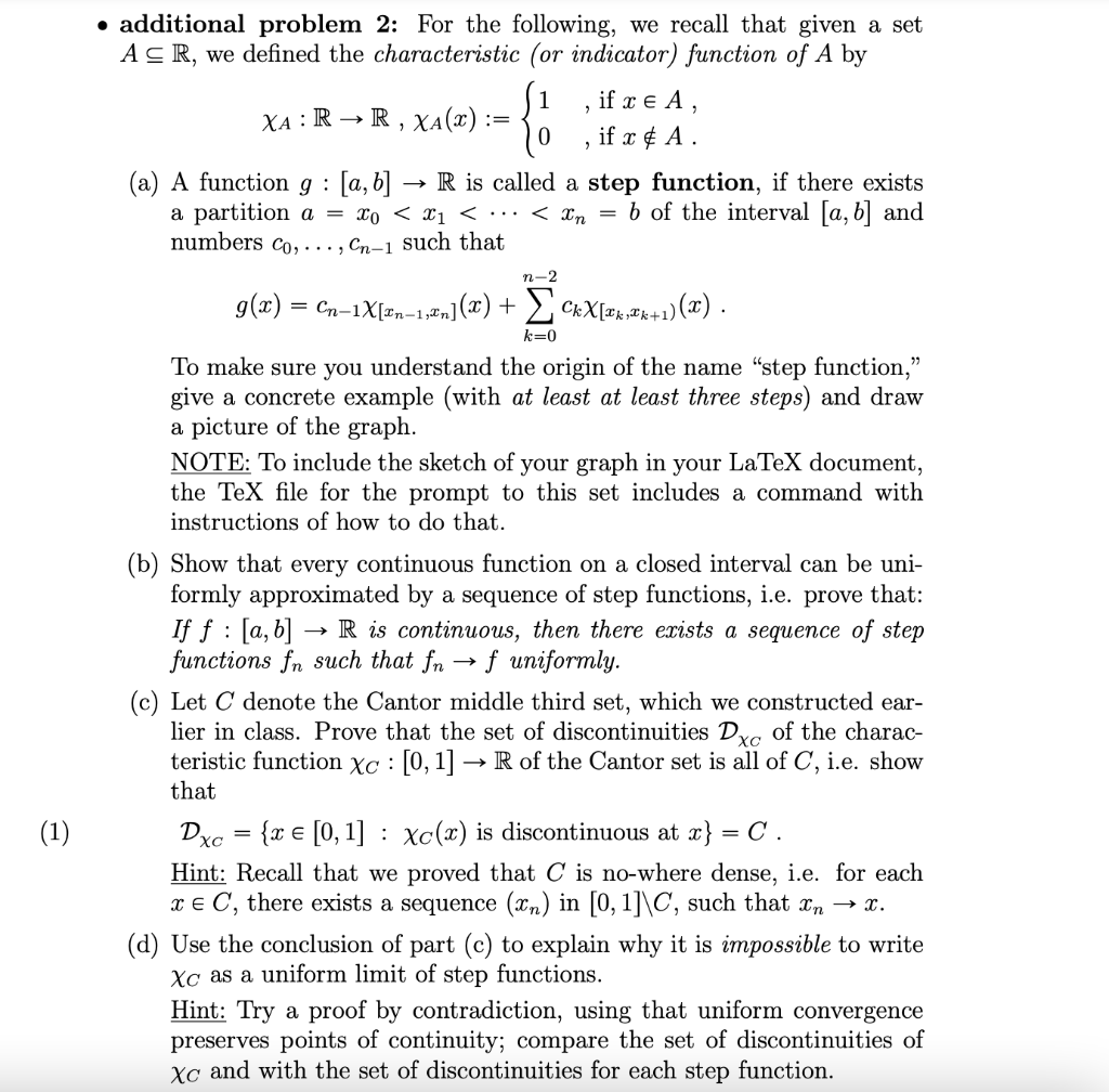 Solved 2 { 2 0 2 n-2 = k1 k=0 • additional problem 2: For | Chegg.com
