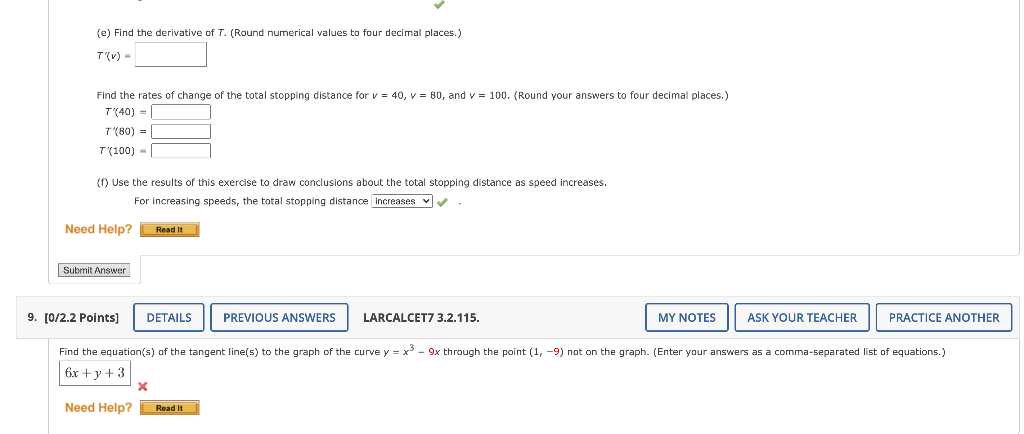 Solved 8. [0.52/2.2 Points] DETAILS PREVIOUS ANSWERS | Chegg.com