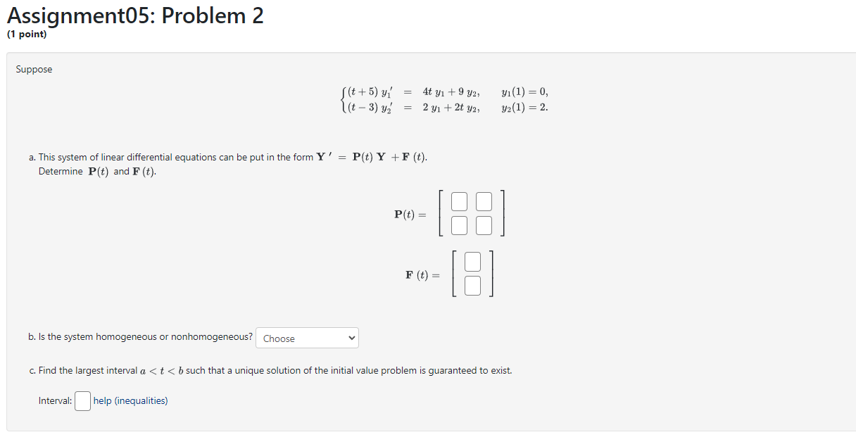 Solved Assignment05: Problem 2(1 | Chegg.com