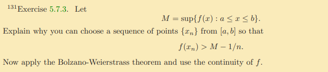 Solved 5.7.3 Prove Theorem 5.50 using a Bolzano-Weierstrass | Chegg.com
